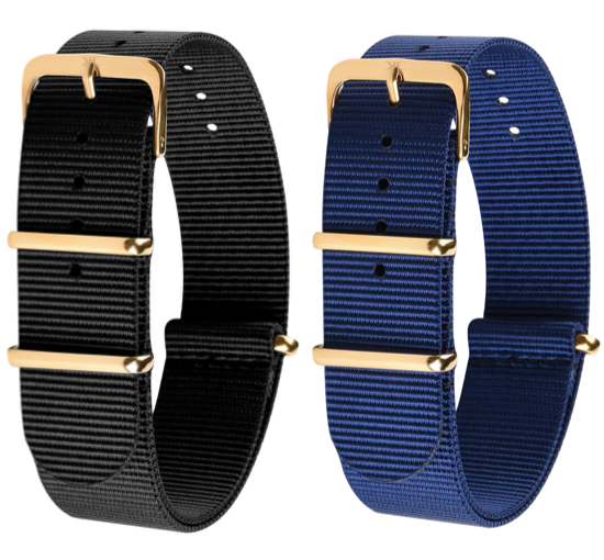 Nato Gold Strap - KARL-LEIMON Watches